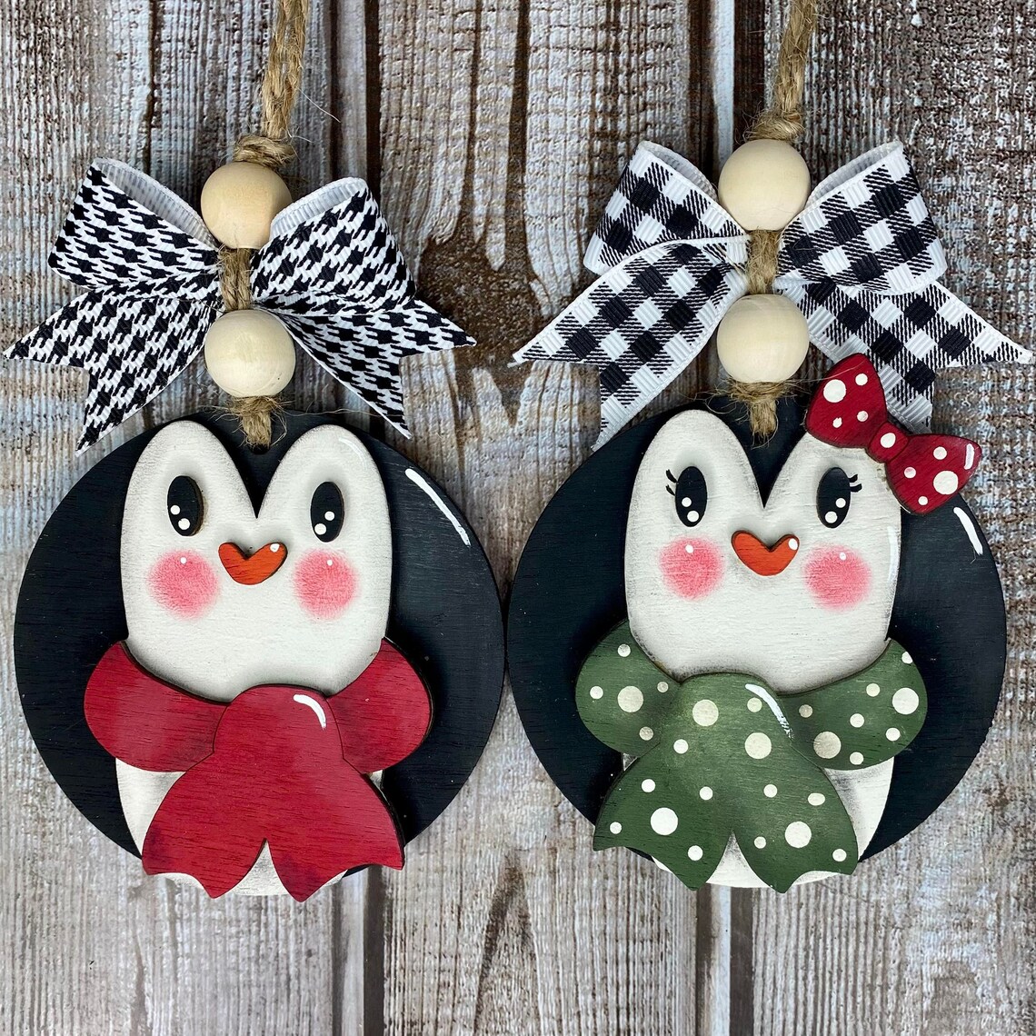 SVG/ LASER Cut/ Digital/round Primitive Ornament Set/christmas - Etsy