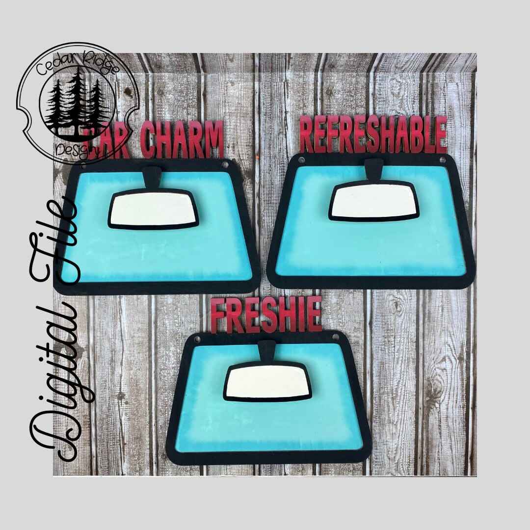 Display Hanger for Freshies, Car Charms, or Refreshables /SVG/ LASER ...