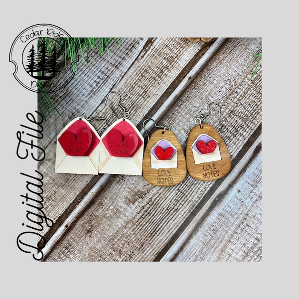 Envelope Earrings - Etsy