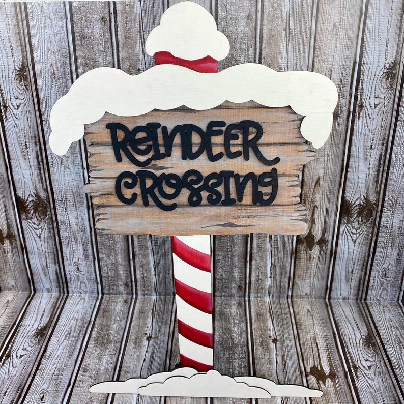 SVG/ LASER Cut /DIGITAL File/rustic Candy Cane Post - Etsy