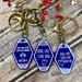 Mini Retro Hotel Style Keychain Designs/ Drive Safe Keychain SVG ...