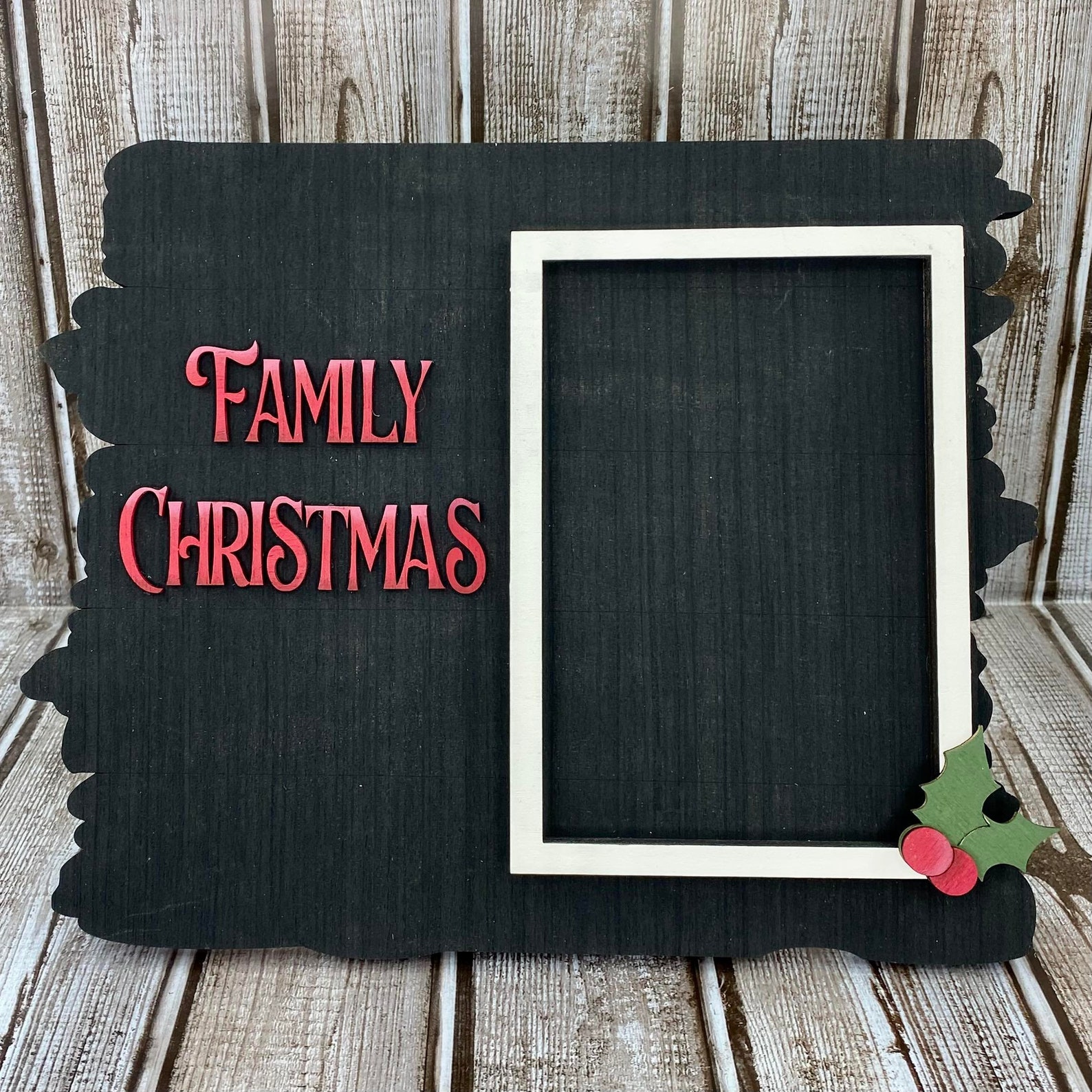 SVG/ LASER Cut/ Digital/4x6 Christmas Photo Frame/christmas - Etsy