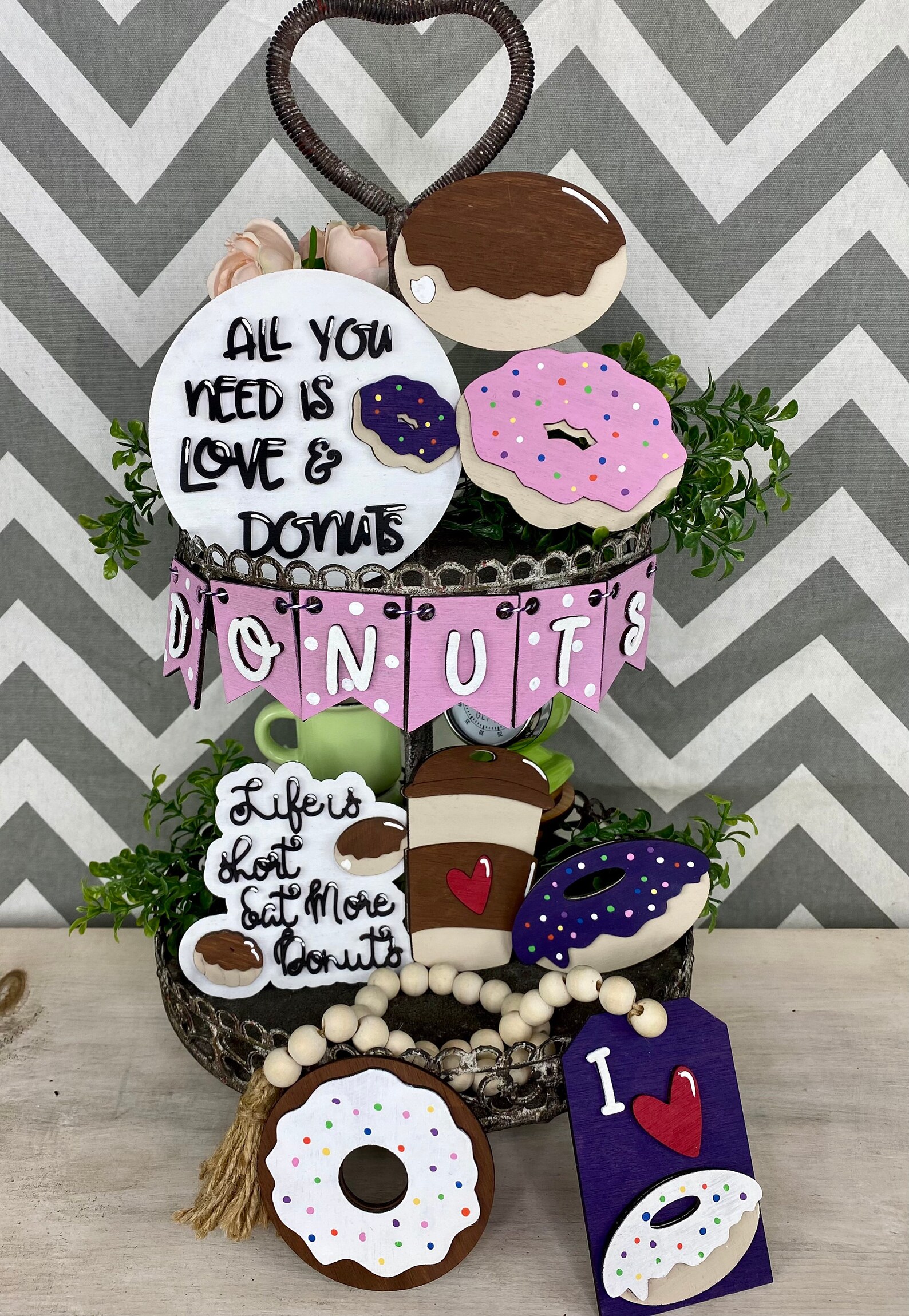 SVG/ LASER Cut/ Digital/donuts/donut Love/donuts and - Etsy