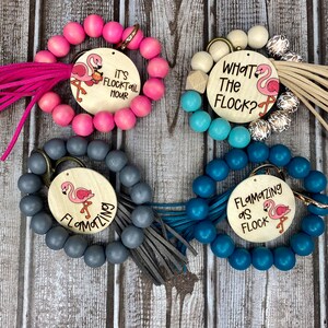 Sassy Flamingo Wristlet Keychain Disc Designs/svg/ LASER Engraved ...