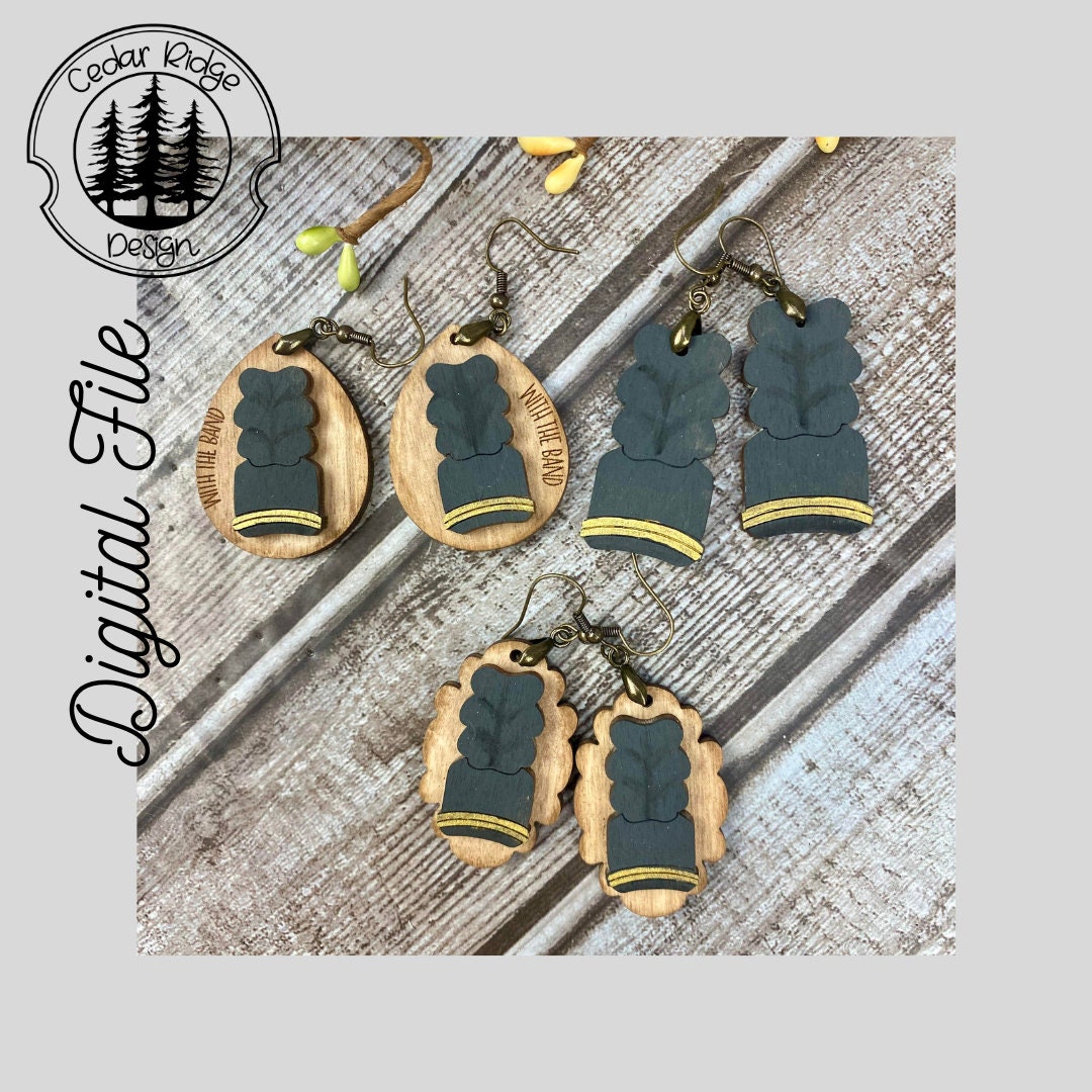 Marching Band Earrings /SVG/LASER Cut/ Digital/school Spirit Drop ...