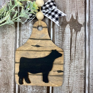 Beef Heifer/svg/ LASER Cut/ Digital/show Animal Ornament Set/christmas ...