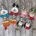 SVG/ LASER Cut/ Digital/round Primitive Ornament Set/christmas Ornament ...