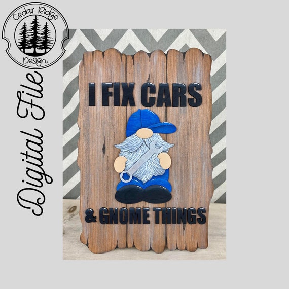 SVG/ LASER Cut/ Digital/mechanic Sign/ Mechanic | Etsy