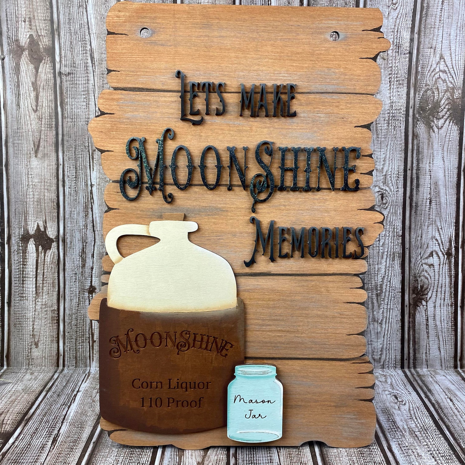 Moonshine Sign SVG/LASER Cut/digital/moonshine Plank Sign/bar Décor/man ...