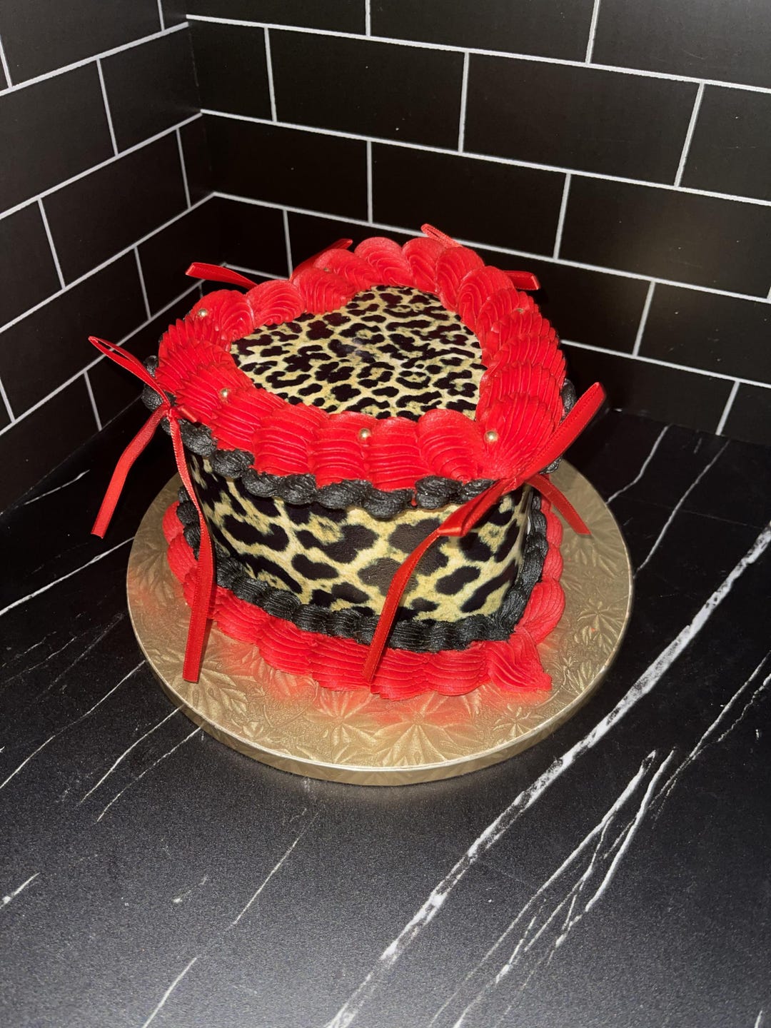 Leopard Print Edible Cake Wrap: Frosting Sheet Strips - Etsy