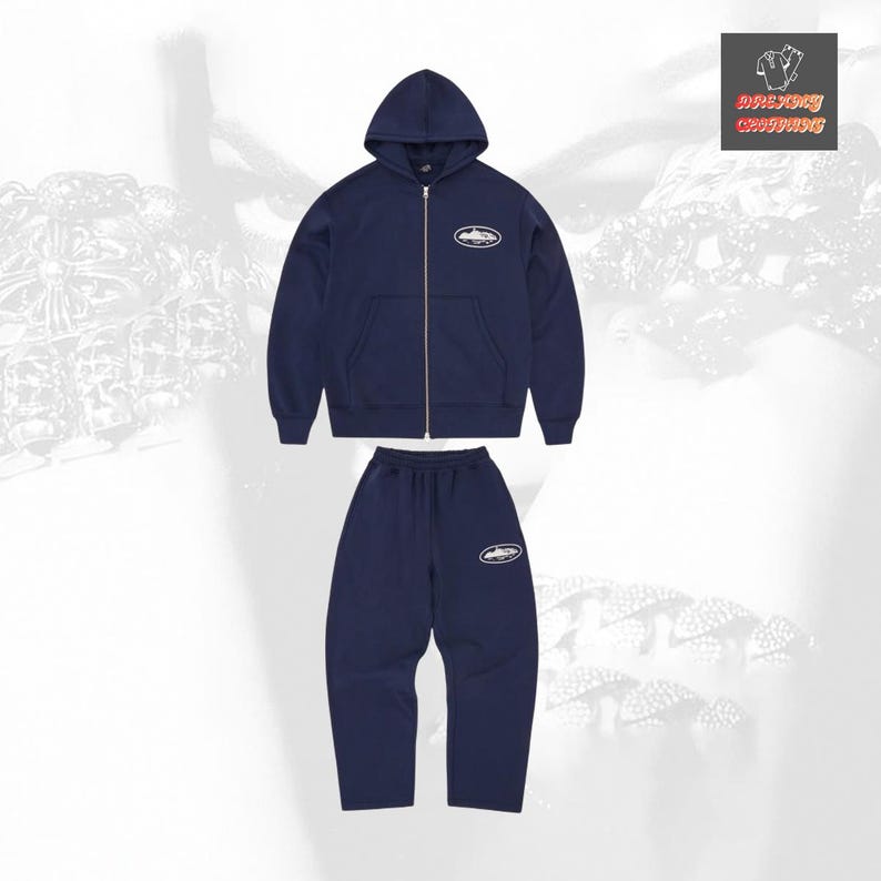 CRTZ Tracksuit Set | Zip Hoodie & Joggers | Oversized Urban Two-piece ...