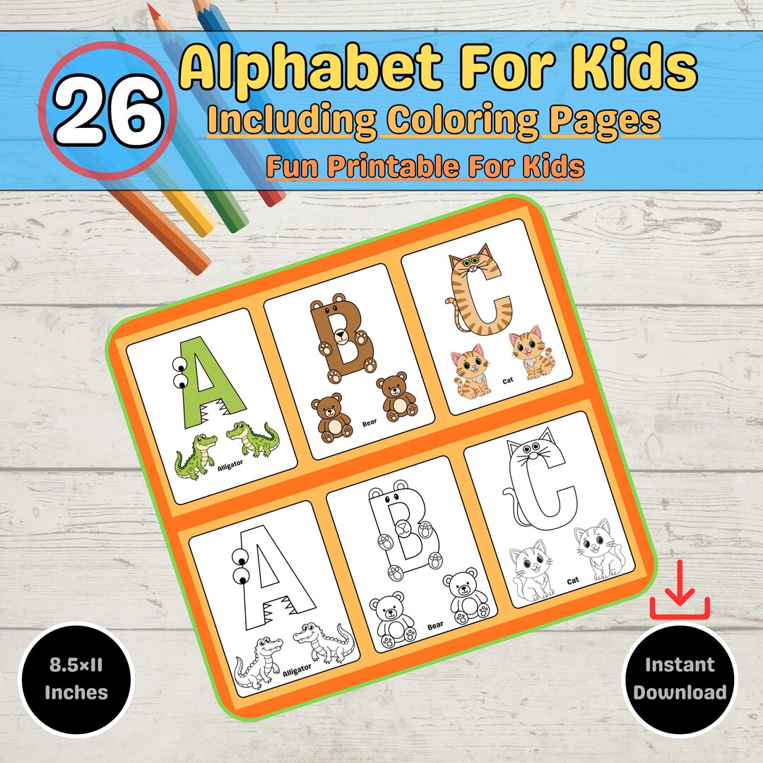 Homeschoolers Alphabet|a-to-z Kids Activities|kids Digitals Preschool ...