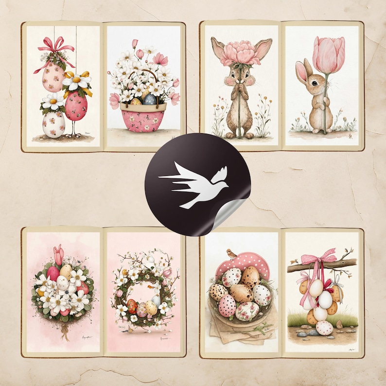 Easter Journal Kit, 137 Digital Pages, Bunny Clipart (digital Download ...