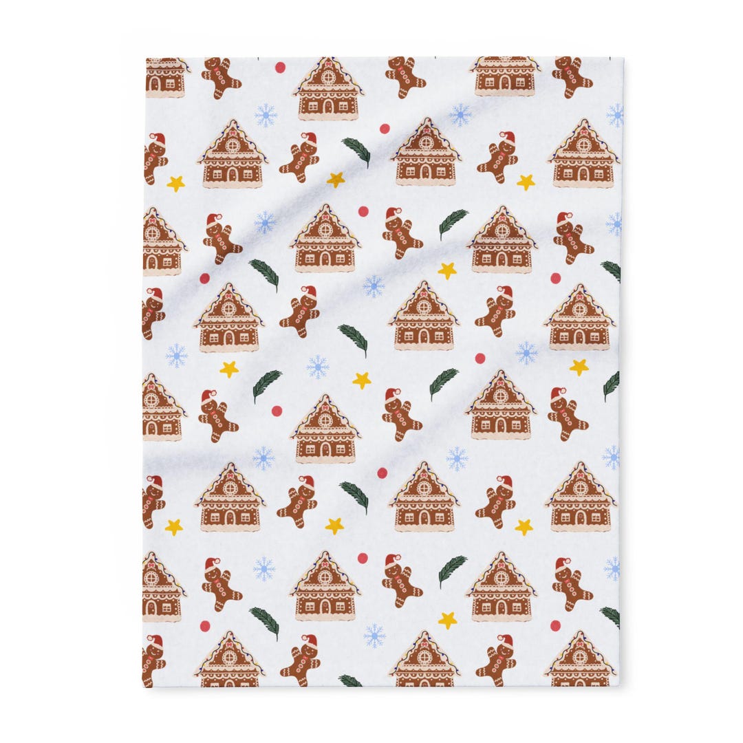 Gingerbread Houses & Cookies Arctic Fleece Blanket - Etsy