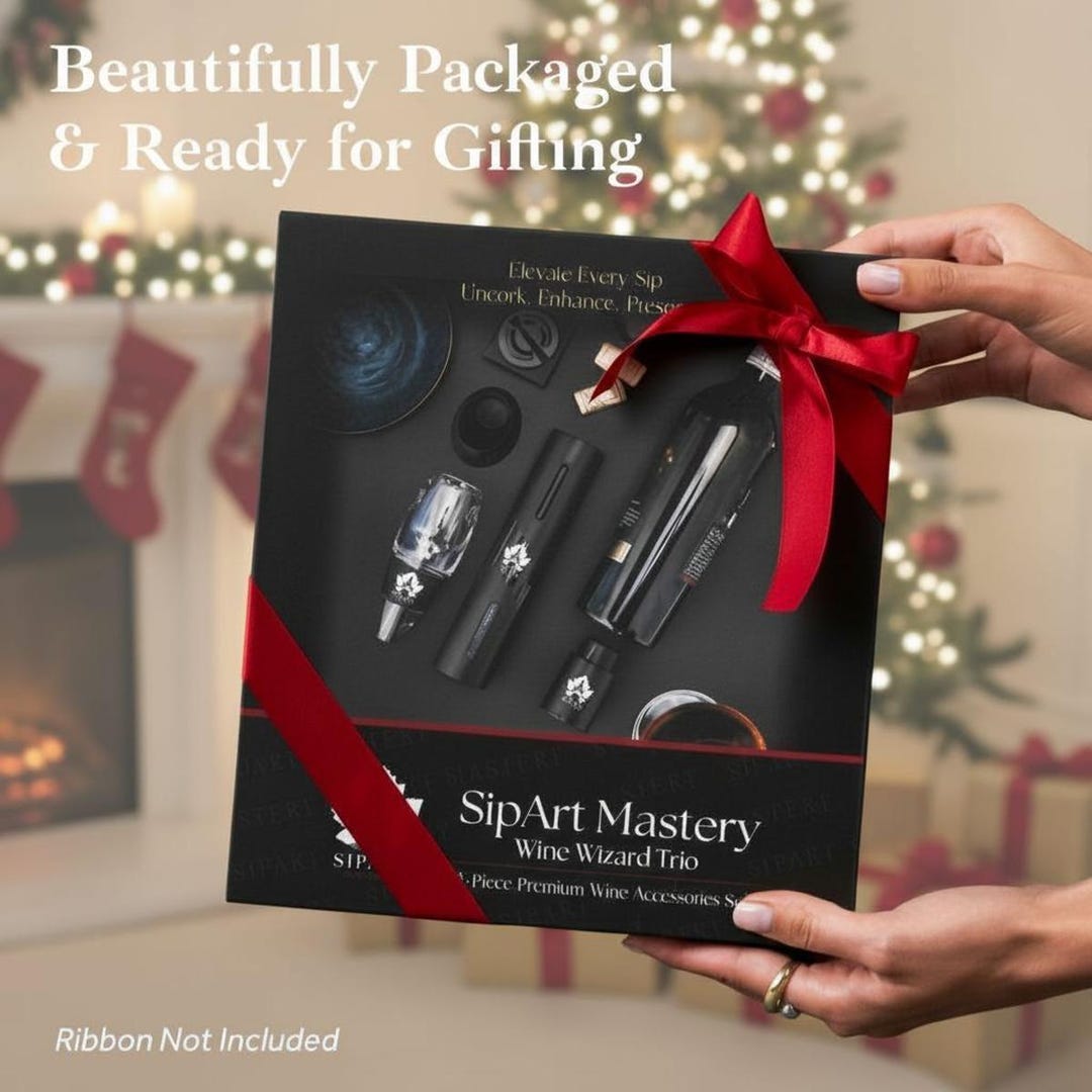 Wine Gift Set Electric Opener Kit Wedding Party Present Idea Home ...