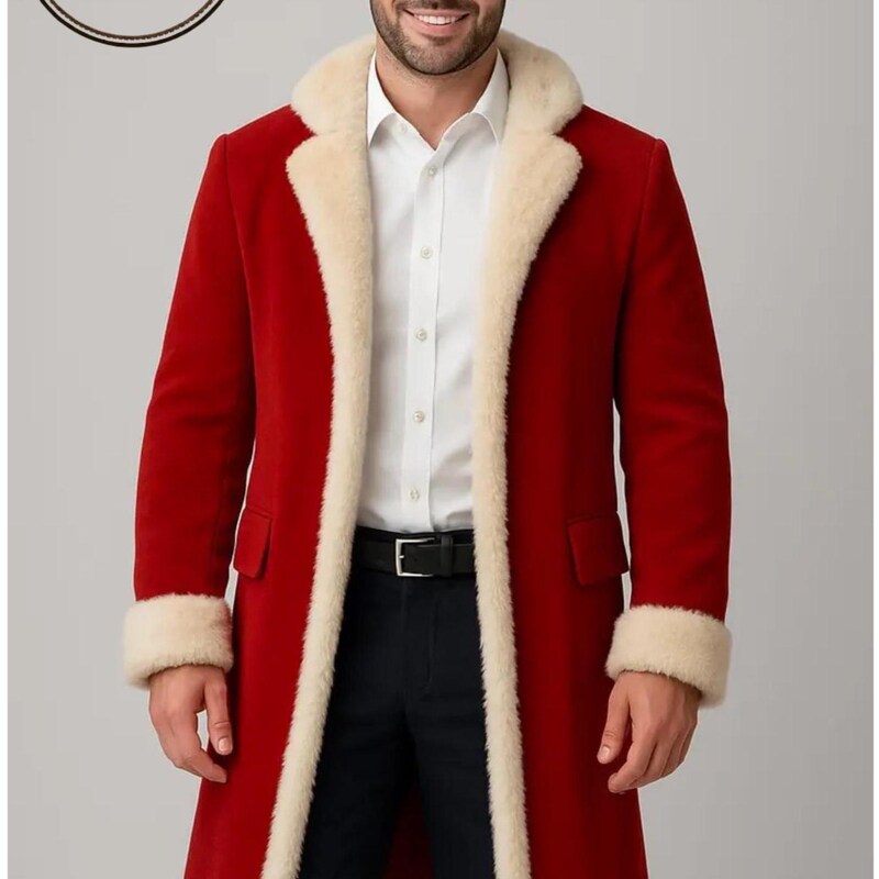 Red Velvet Christmas Coat - Etsy