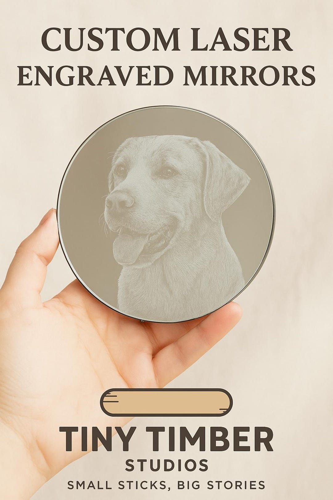 Fully Custom Laser Engraved Mirrors (multi-size/shapes) ANY Image ...
