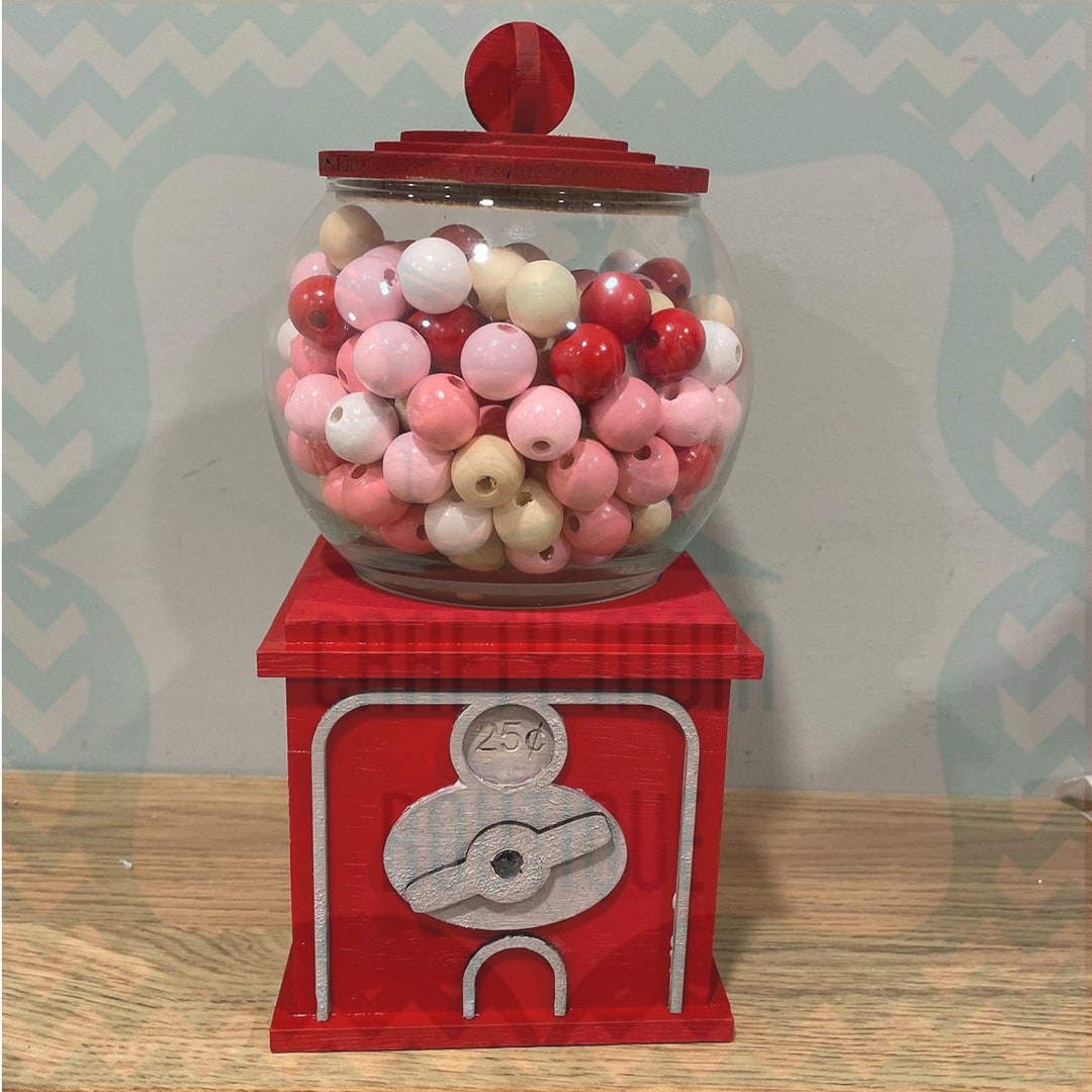 Gumball Machine Base and Top SVG File Only Glow Forge Laser File - Etsy
