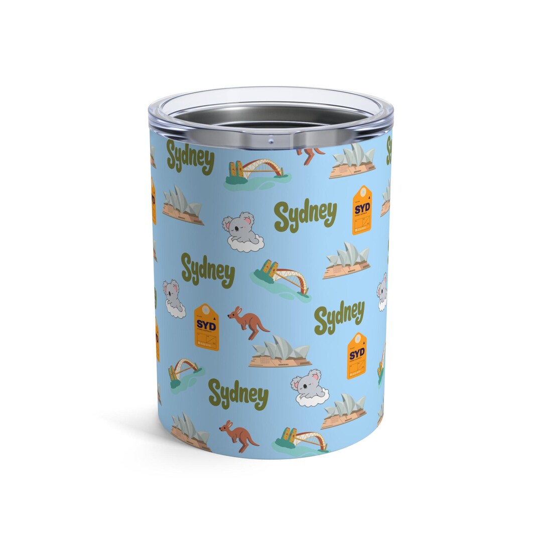 Tumbler | Sydney Koala Kangaroo Opera House 10oz - Etsy