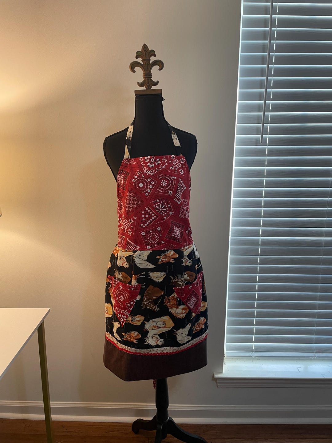 Horse/bandanna Handkerchief Full Kitchen Apron, Poly-cotton - Etsy