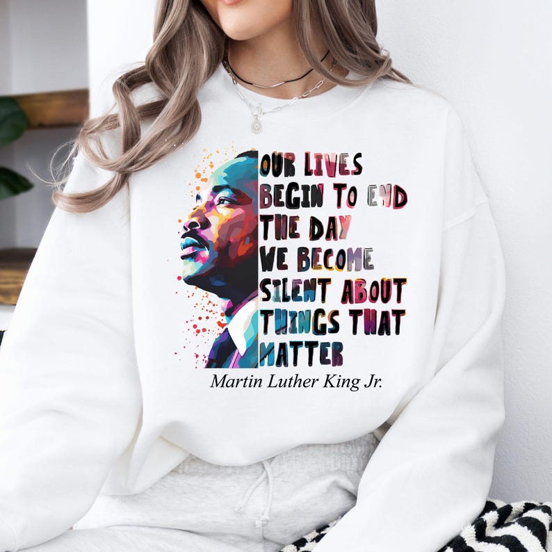 Martin Luther King Jr. Sweatshirt, Civil Rights, BLM Shirt - Etsy