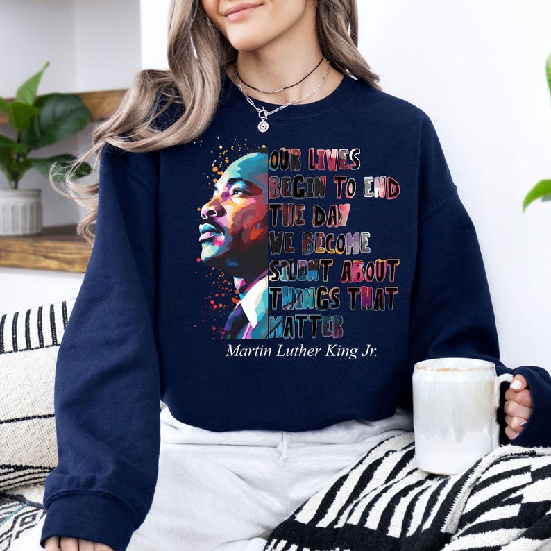 Martin Luther King Jr. Sweatshirt, Civil Rights, BLM Shirt - Etsy