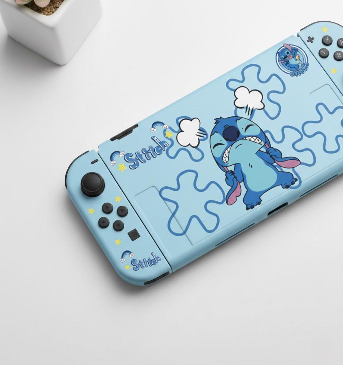 Cute Stitch Nintendo Switch 2 Case (2025) – Soft Silicone Anti-shock ...