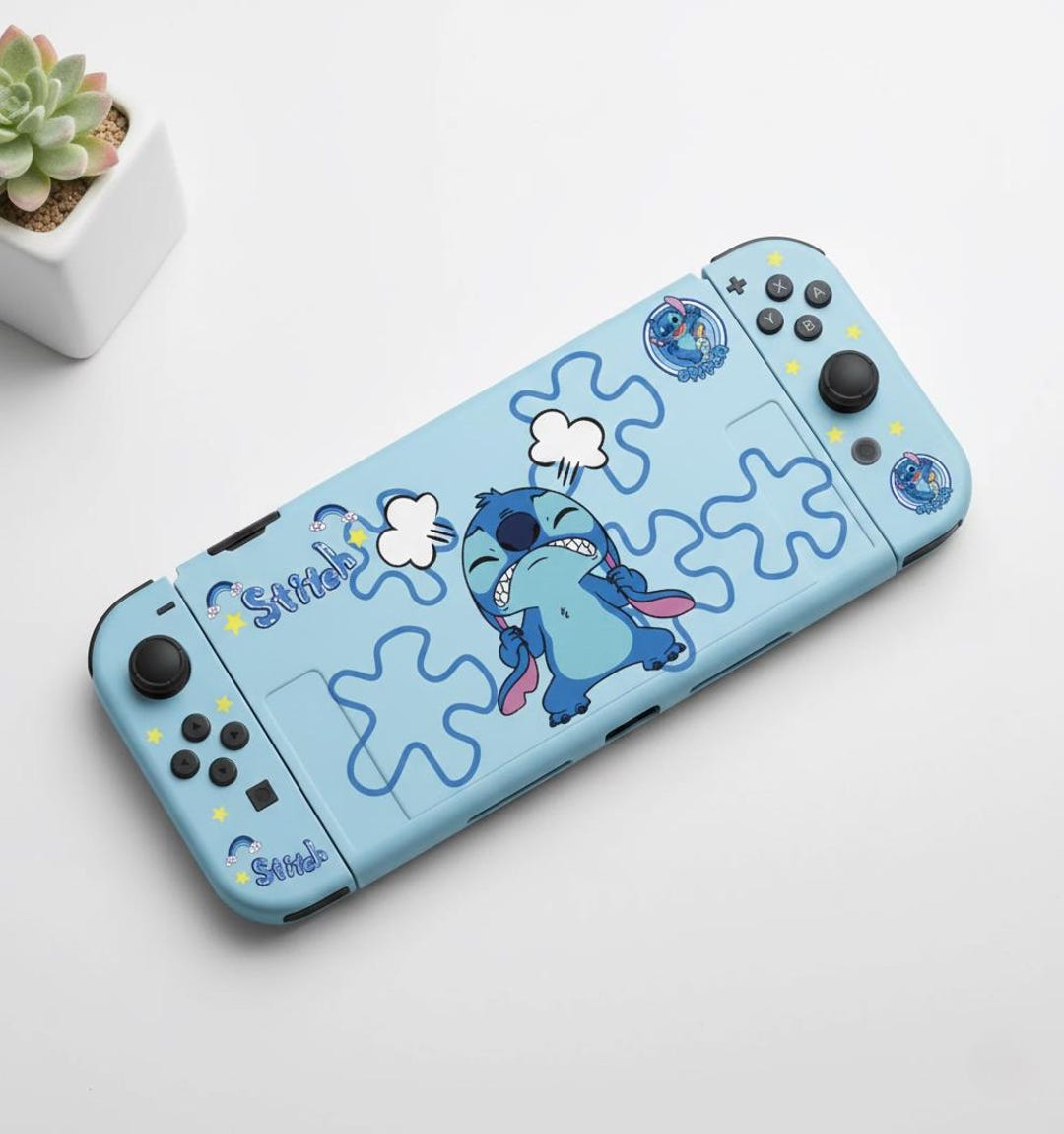 Cute Stitch Nintendo Switch 2 Case (2025) – Soft Silicone Anti-shock ...