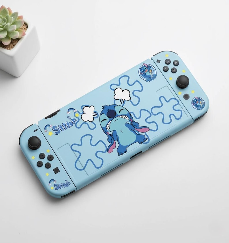 Cute Stitch Nintendo Switch 2 Case (2025) – Soft Silicone Anti-shock ...