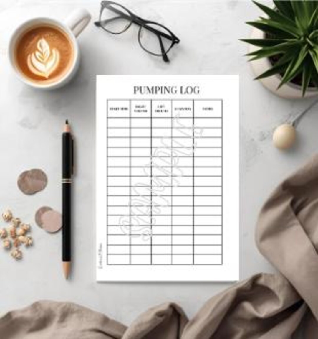 Pumping Tracker Printable - RN + LC Designed - Instant Download - Etsy