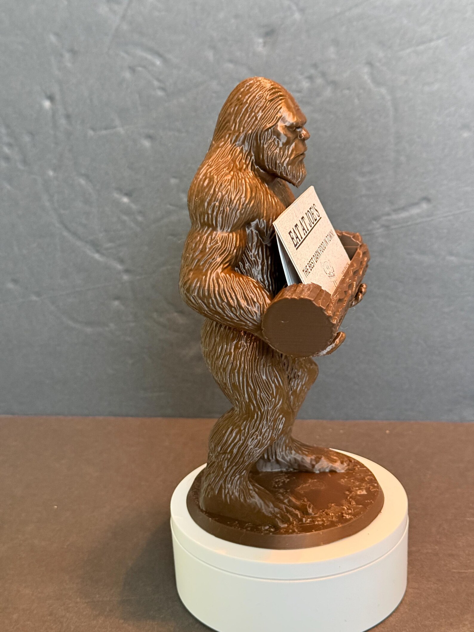 Sasquatch Office Decor Bigfoot Business Card Display Stand, Cryptid ...