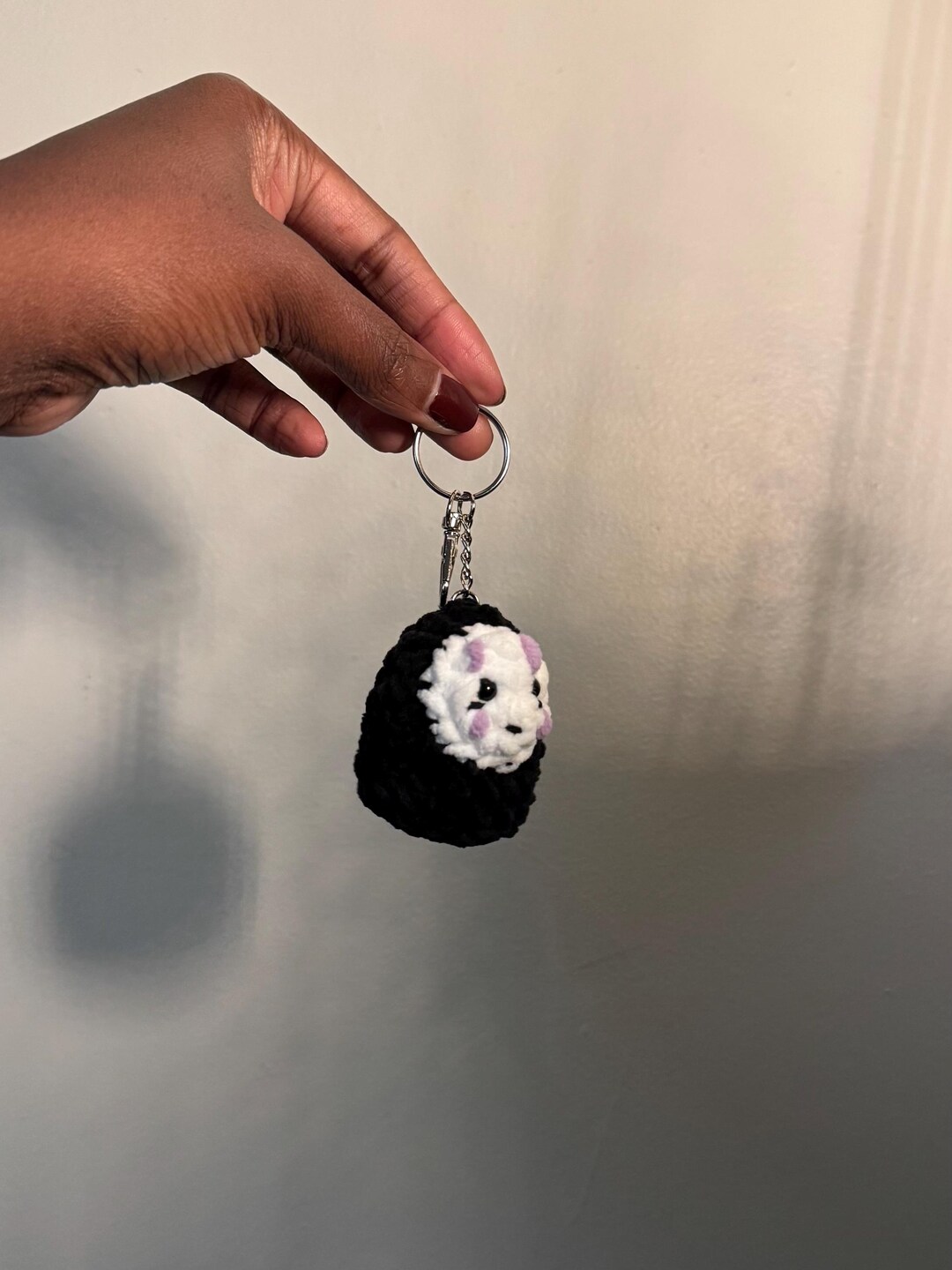 Faceless Spirit Keychain / Bag Charm (crochet) - Etsy