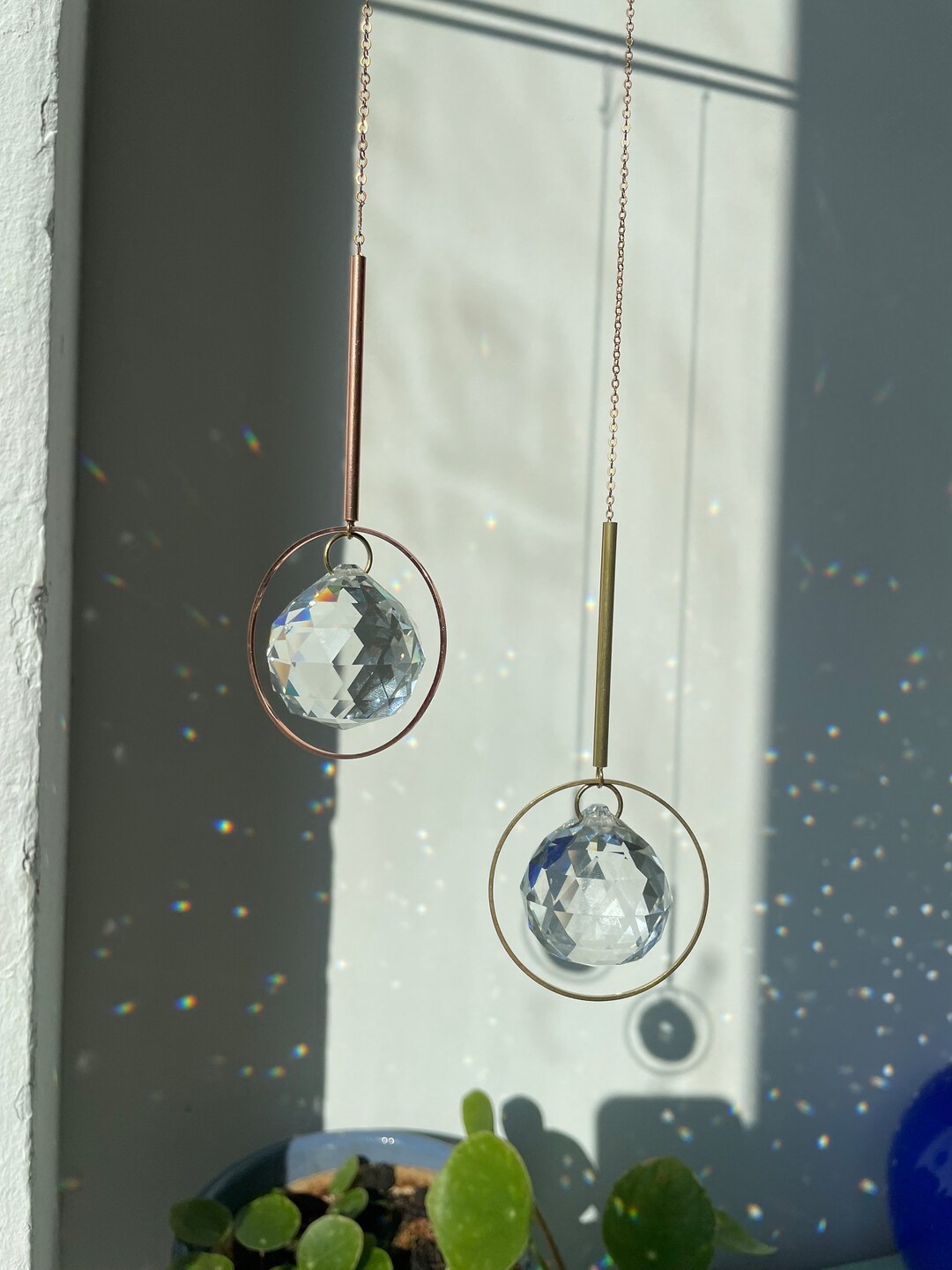 Suncatcher Rod, Window Crystal - Etsy