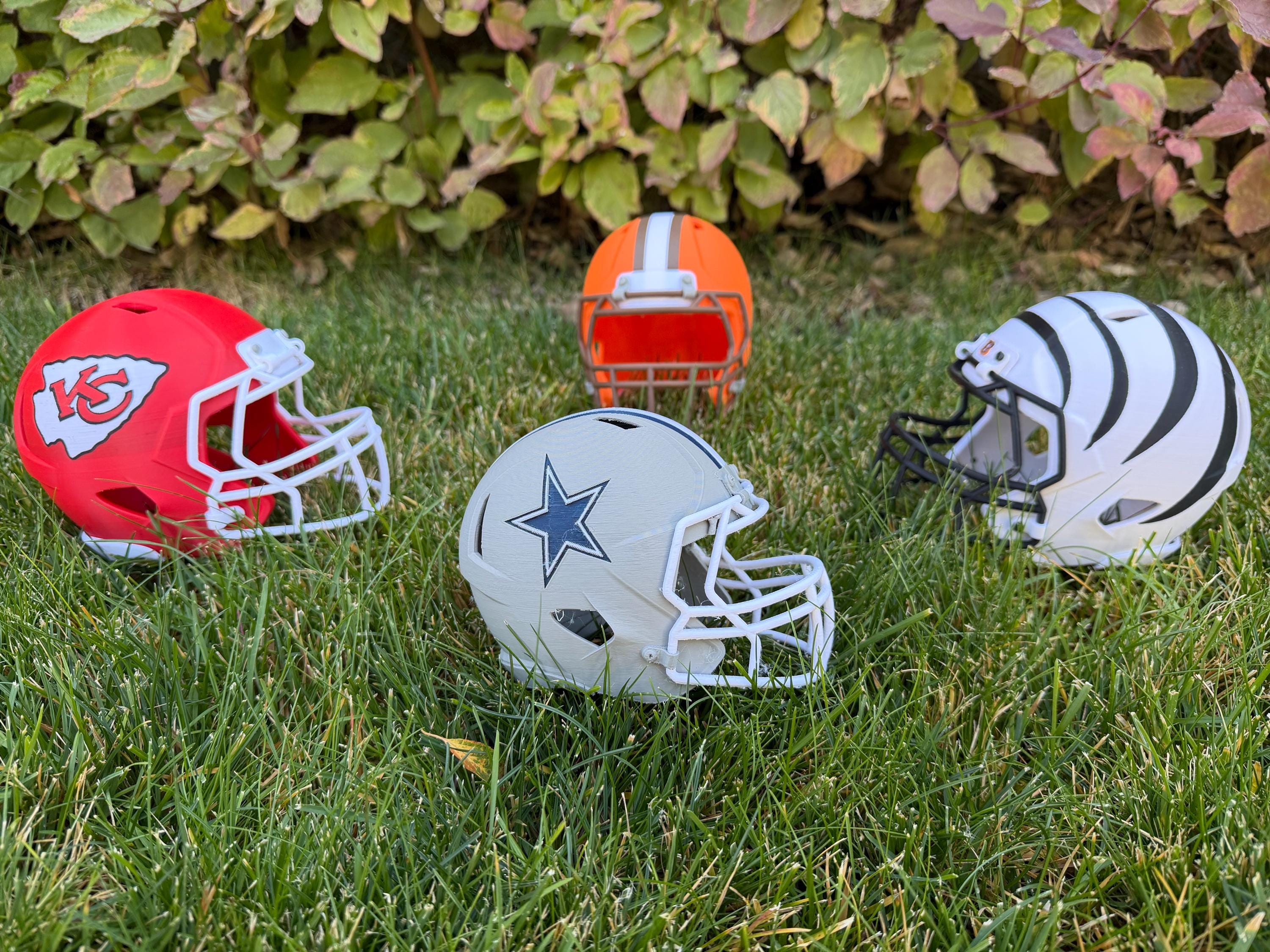 3D Printed Football Helmet Collection - Etsy