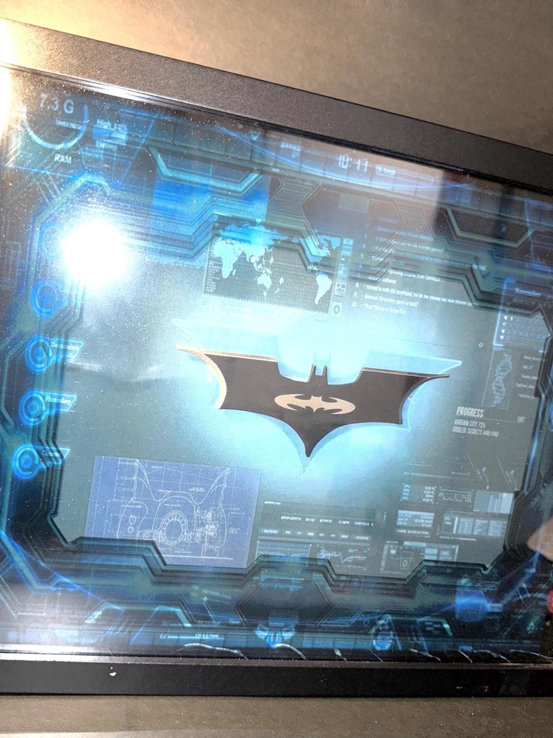 Batman 11x14 Led Shadow Box Frame - Etsy