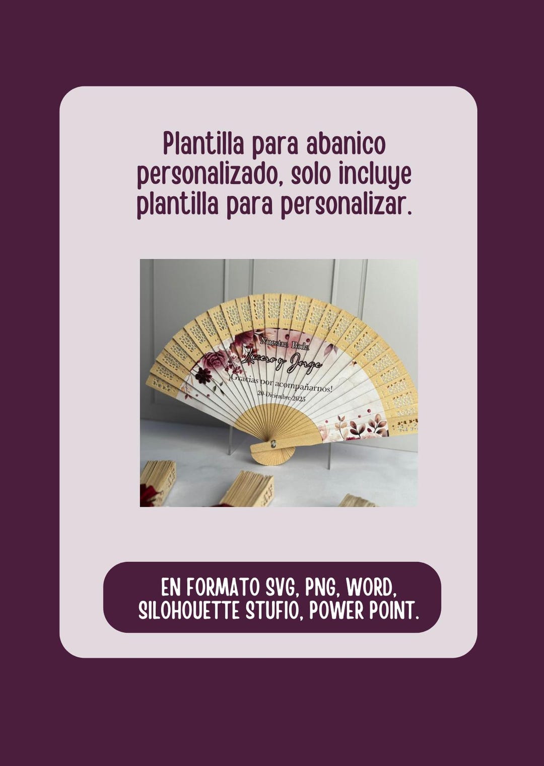 Custom Fan Template - Etsy