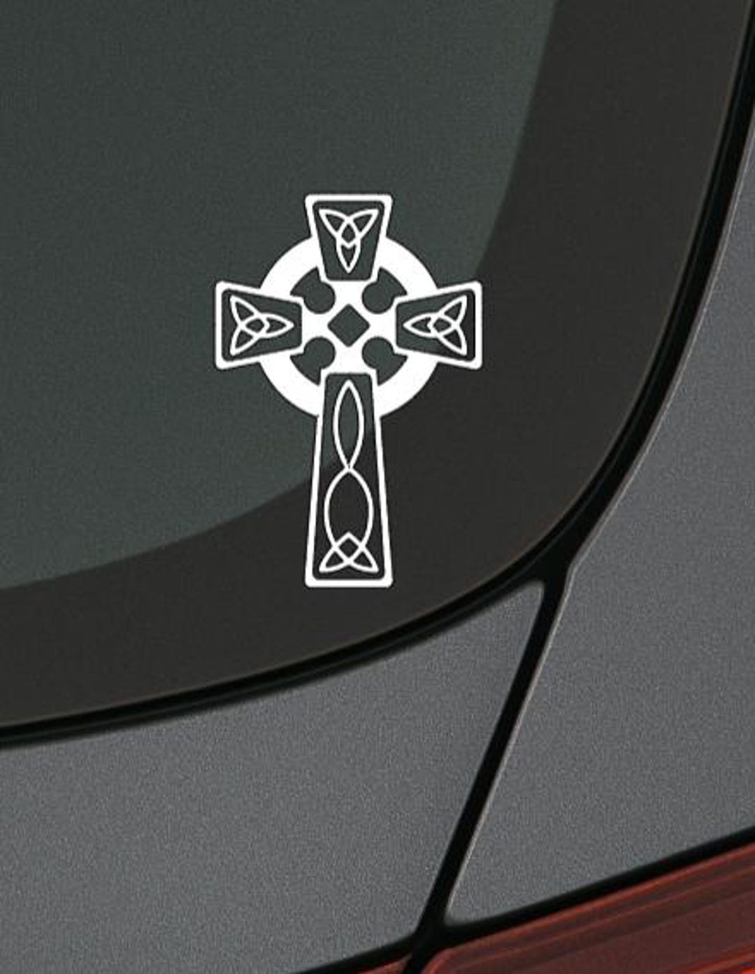 Celtic Cross Decal - Style 1, Celtic Cross, Catholic Cross, Christian ...