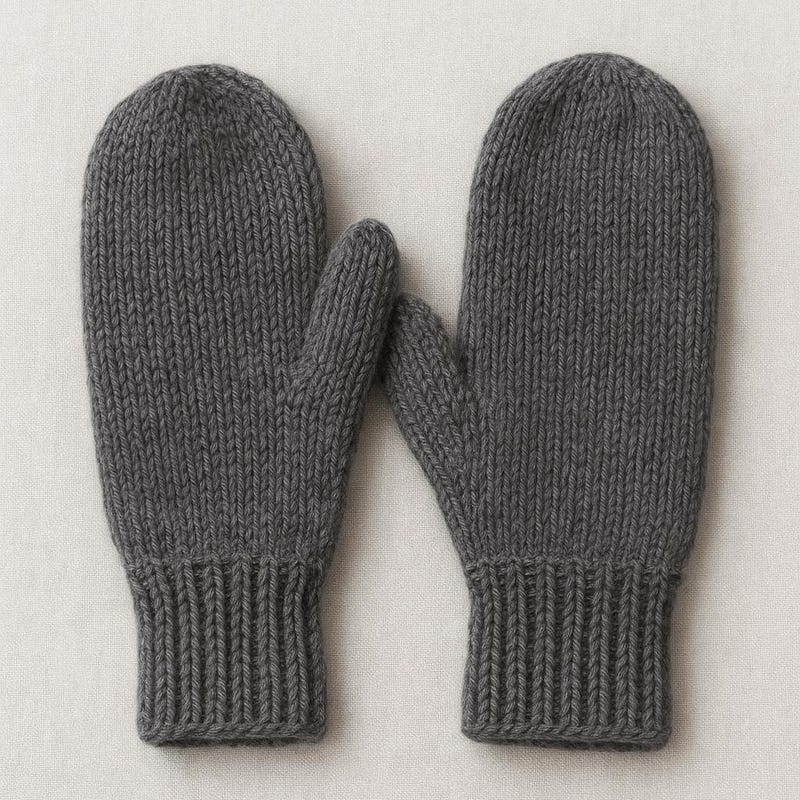 Knitted Pattern Mitten - Etsy UK