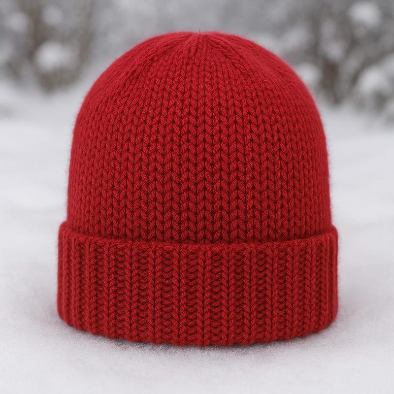 Red Knit Hat for Men - Etsy UK