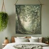 Fallen Tree Nature Scene Tapestry Wall Hanging | Vintage Forest ...
