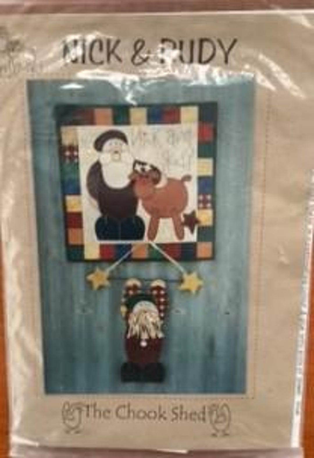 Nick and Rudy Wallhanging Pattern Designed by Majella, Jenny & Roz of ...