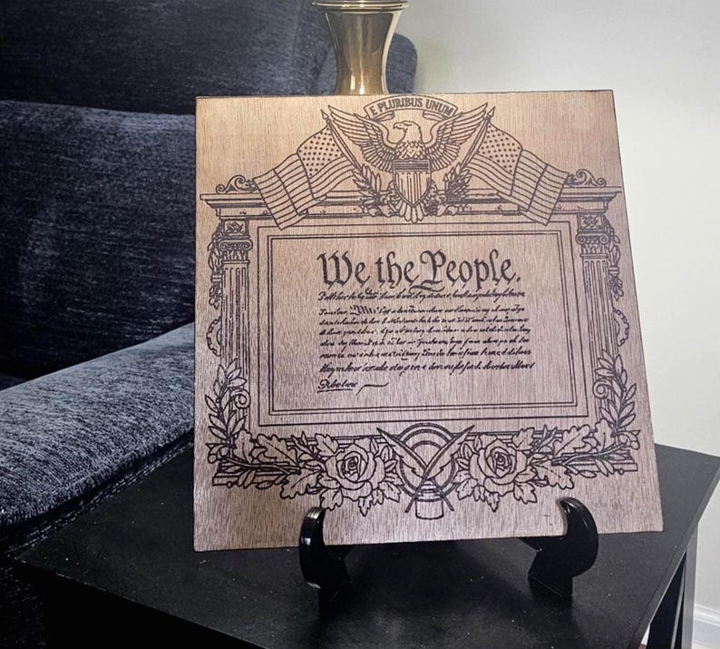 Preamble to the Constitution of the United States of America - Etsy