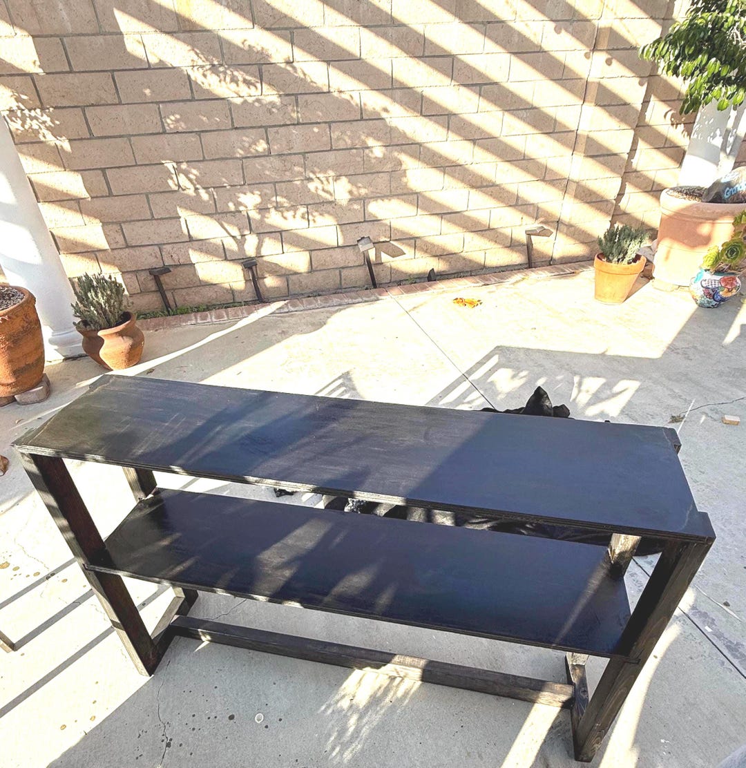 Wood Stained Table - Etsy