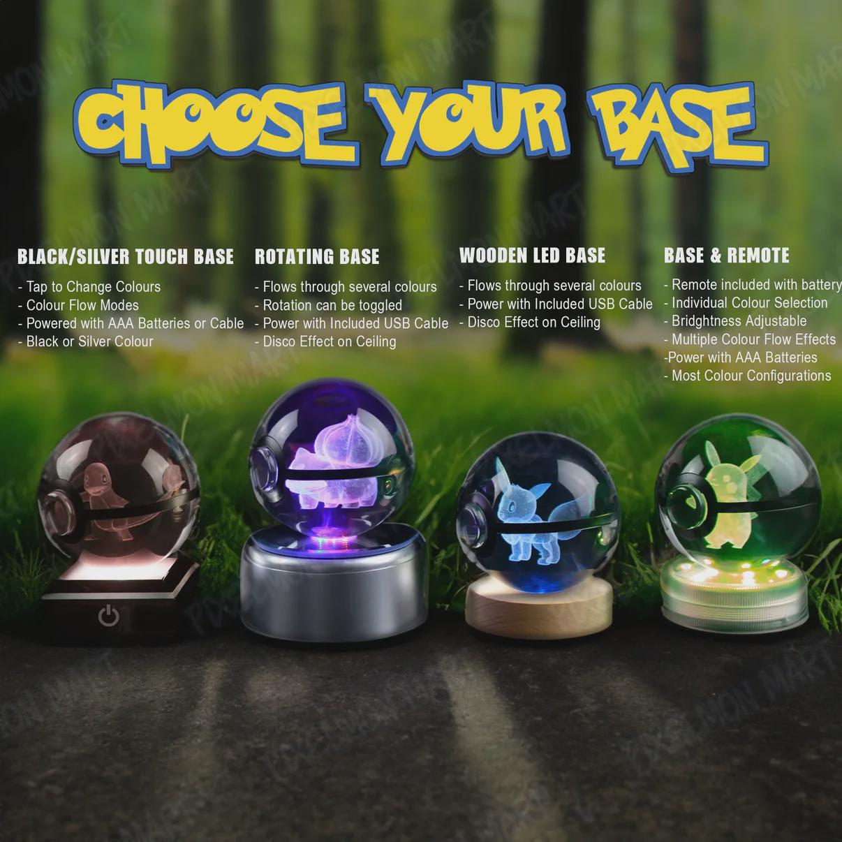 Meloetta Aria Form | Crystal Pokeball Pokemon Lamp - LED Night Light ...