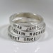 Personalized Word Ring-hand Stamped Ring- Inspirational Words ...