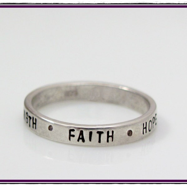 Word Ring - Etsy