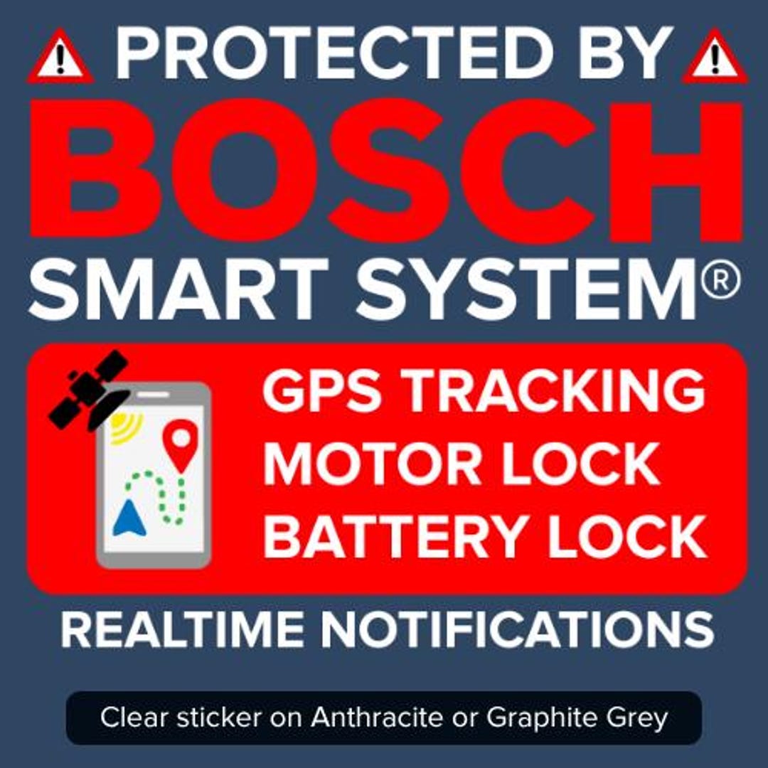 Bosch Smart System Anti-theft E-bike Stickers – OEM Decals for Gazelle ...