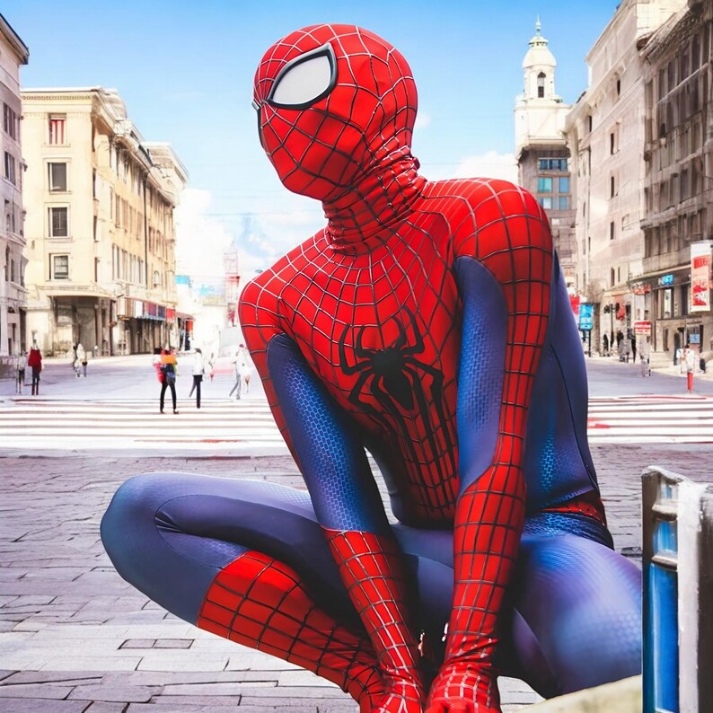 Halloween TASM Spiderman Cosplay Costume for Men - Superhero Zentai ...