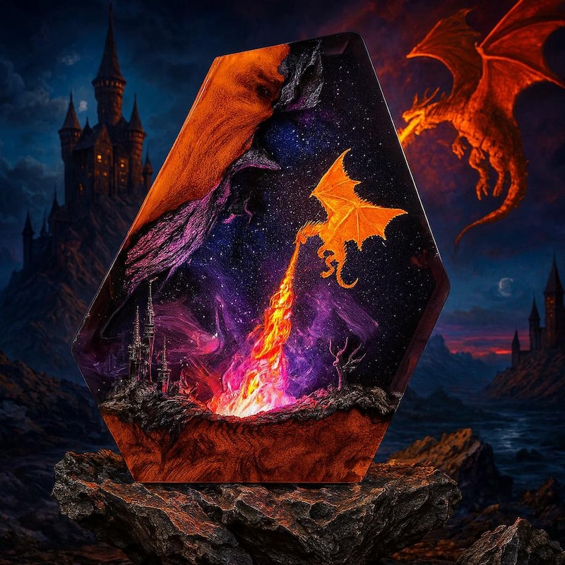 Mystical Resin Light - Etsy