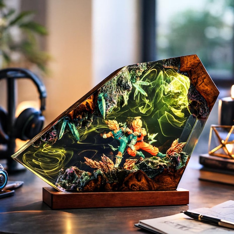 Crystal Ball Lamp Dragon - Etsy